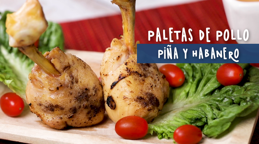 Paletas de pollo piña-habanero : Clemente Jacques