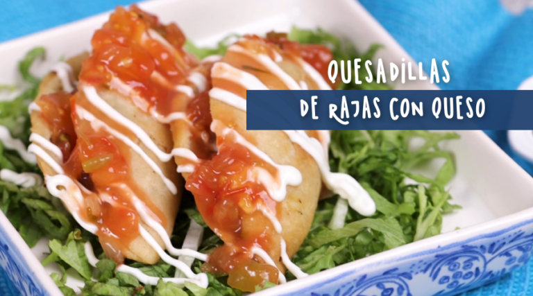 Quesadillas de rajas con queso : Clemente Jacques